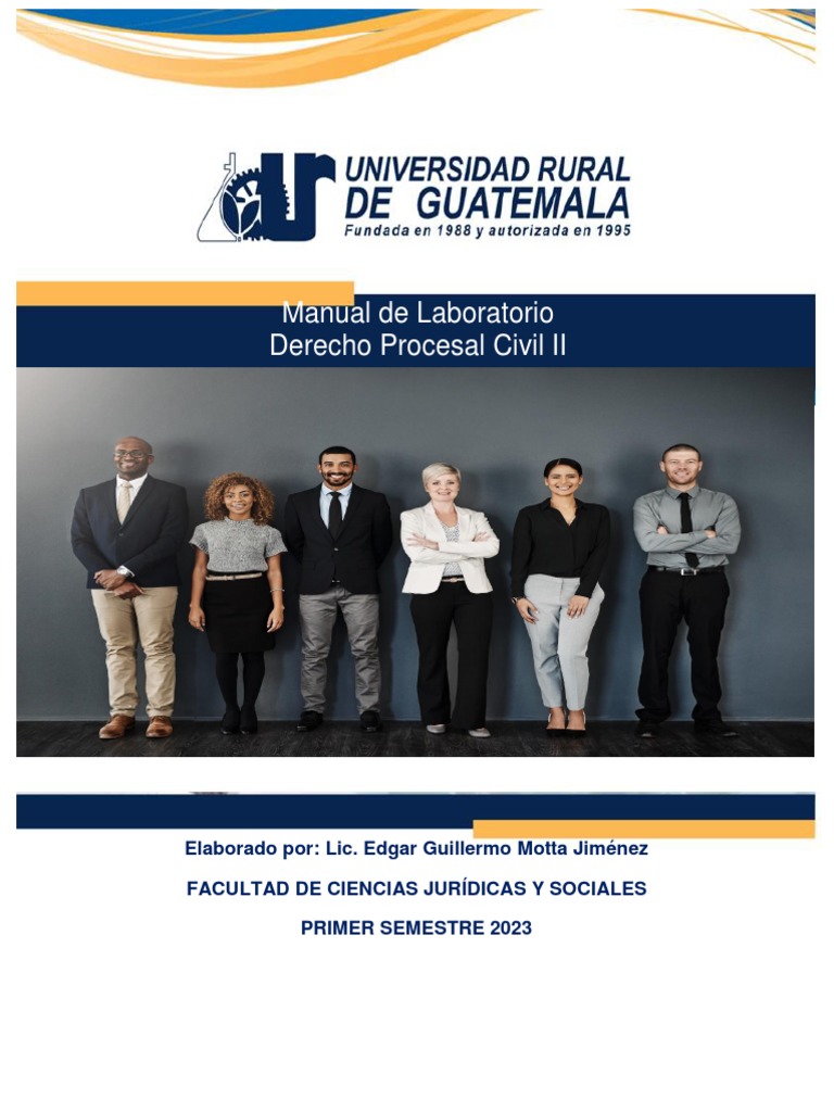 Derecho Procesasal Civil II. Clínica Civil 2023 | PDF | Ley procesal ...
