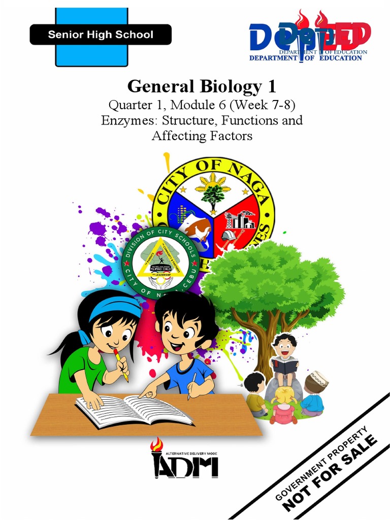General Biology Quarter 1 Week 7 8 | PDF | Enzyme | Active Site