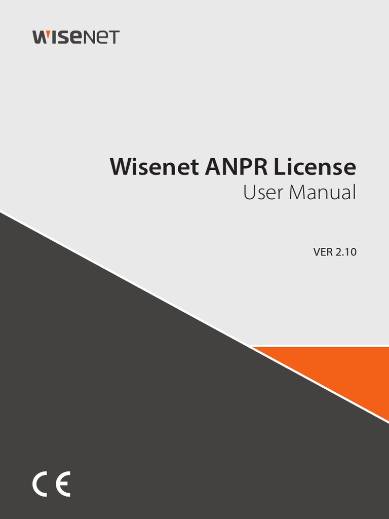 Manuals Wisenet SSM 201222 en ANPR License-V2.10 | PDF | Online And ...
