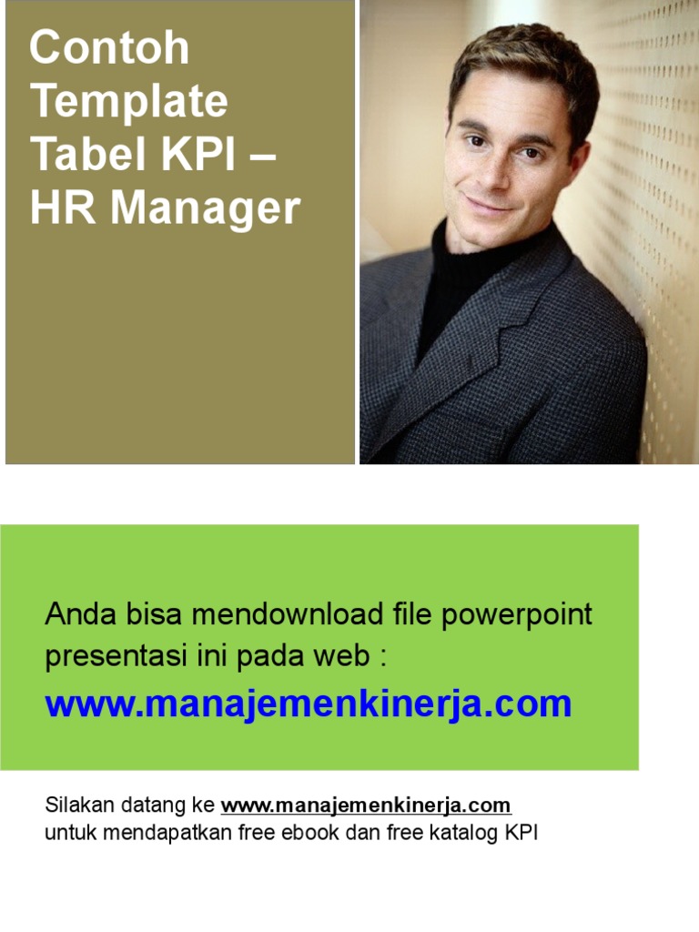 Template Tabel KPI HR Manager | PDF