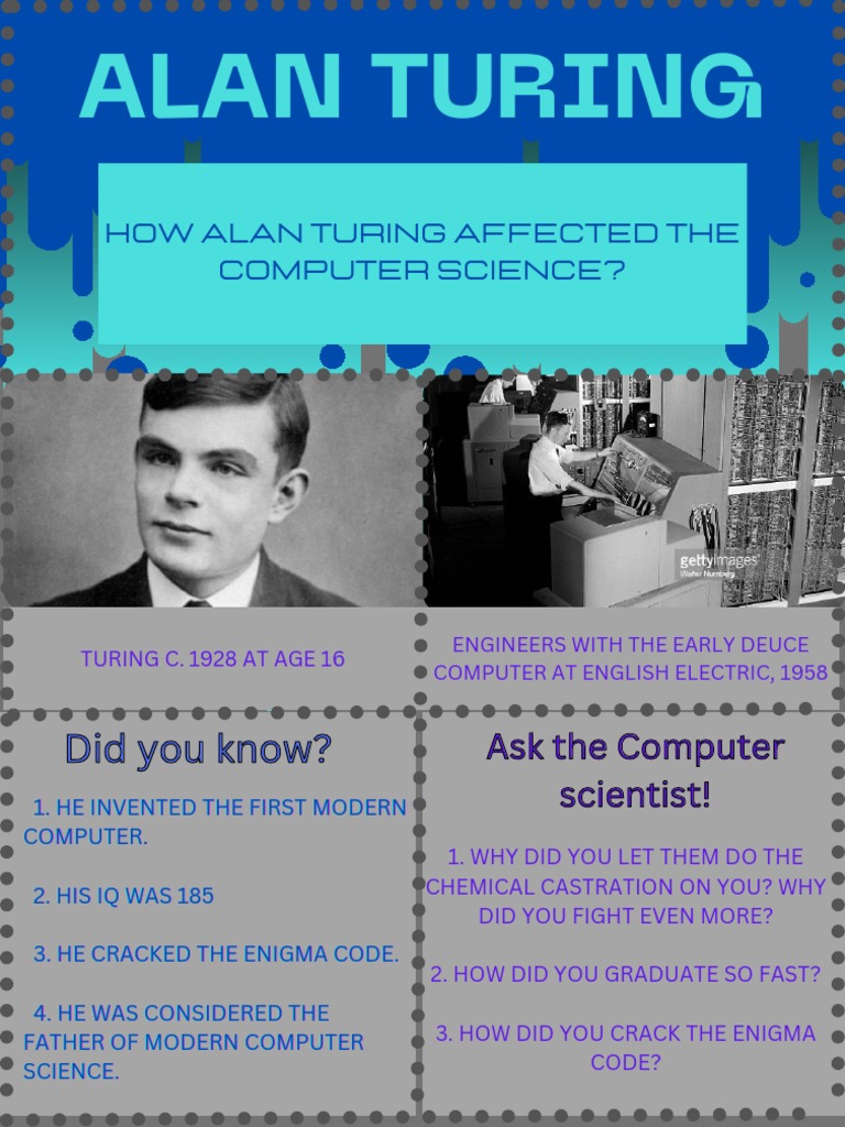 Alan Turing Poster | PDF
