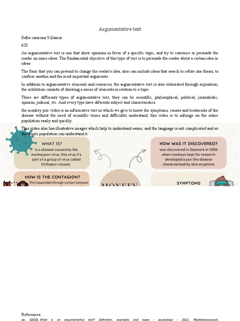 Understanding Argumentative Text Types | PDF | Philosophy