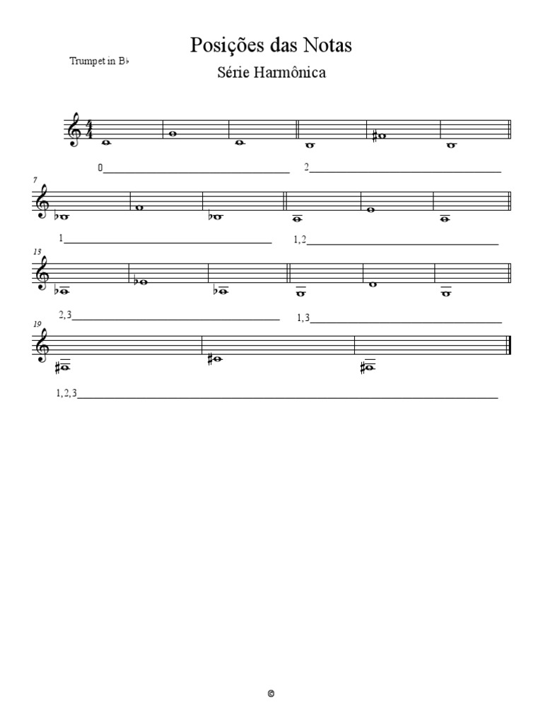 Serie Harmonica Trompete | PDF