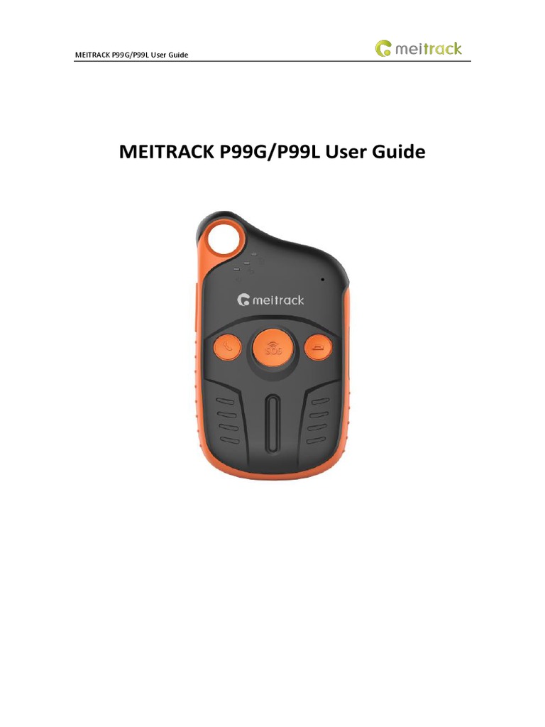 MEITRACK P99G P99L User Guide | PDF | Wi Fi | Battery Charger