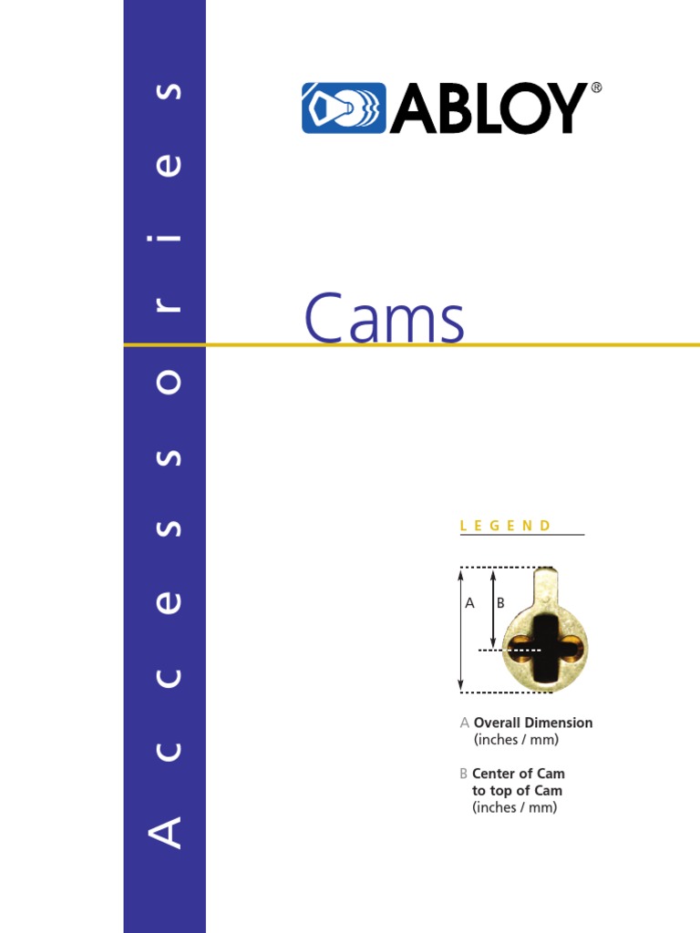 ABLOY Cam Locks Accessories | PDF | Physical Security