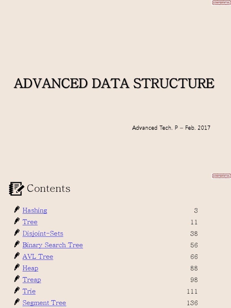 01 - Advanced Data Structure | PDF | Data Management | Algorithms And ... 01 - Advanced Data Structure | PDF | Data Management | Algorithms And ...