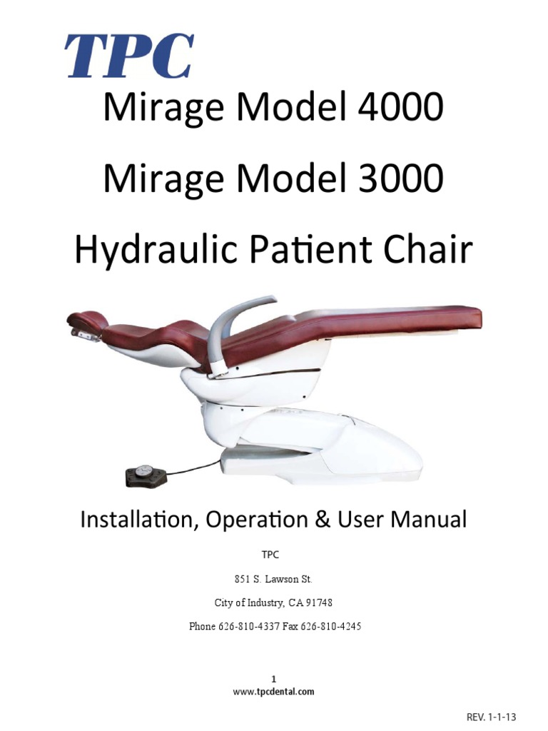 Mirage Chair Manual | PDF | Chair | Nut (Hardware)