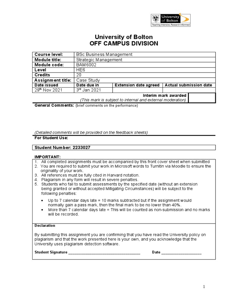 Assignment 1 Case Study | PDF | Theory | Argument