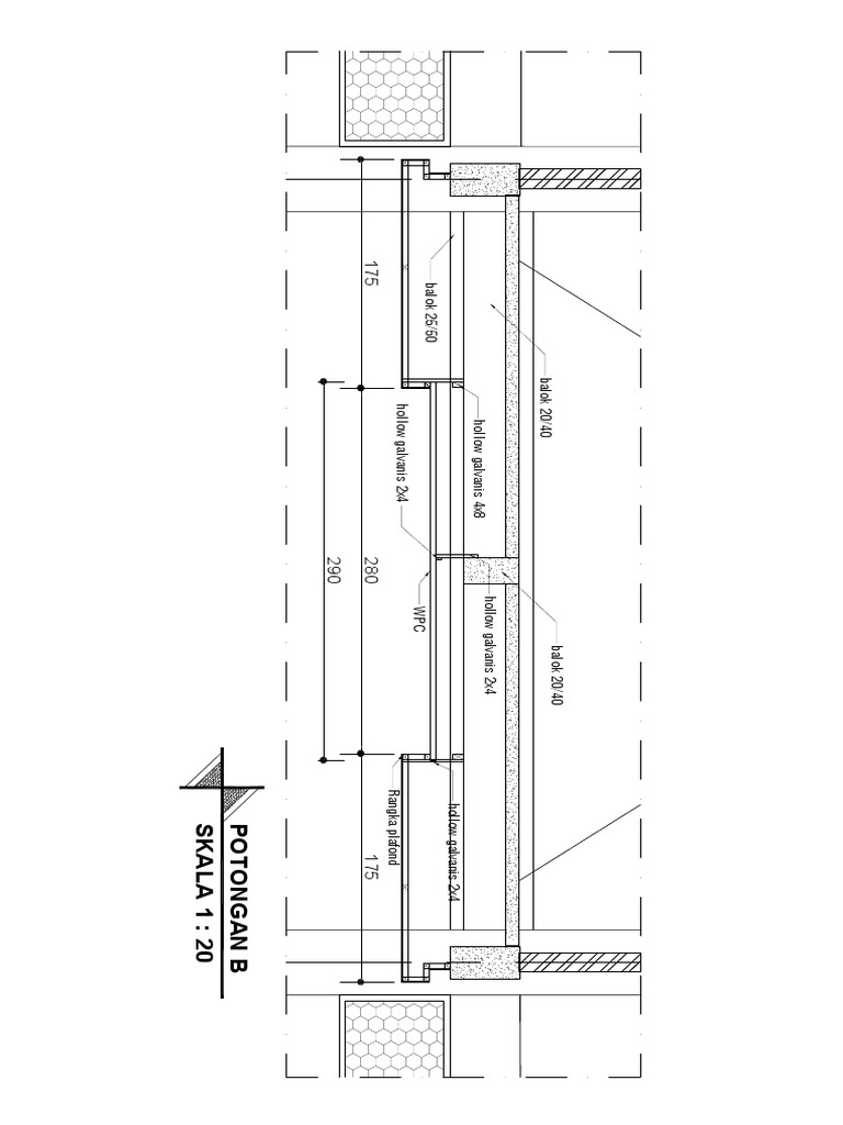 Perkuatan Rangka Model | PDF