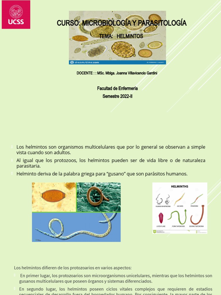 HELMINTOS | PDF | Especialidades Medicas | Medicina CLINICA