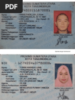 KK Dan KTP Rizki P | PDF