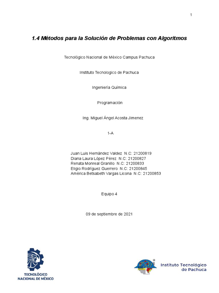 Métodos para la solución de problemas con algoritmos_compressed | PDF ...