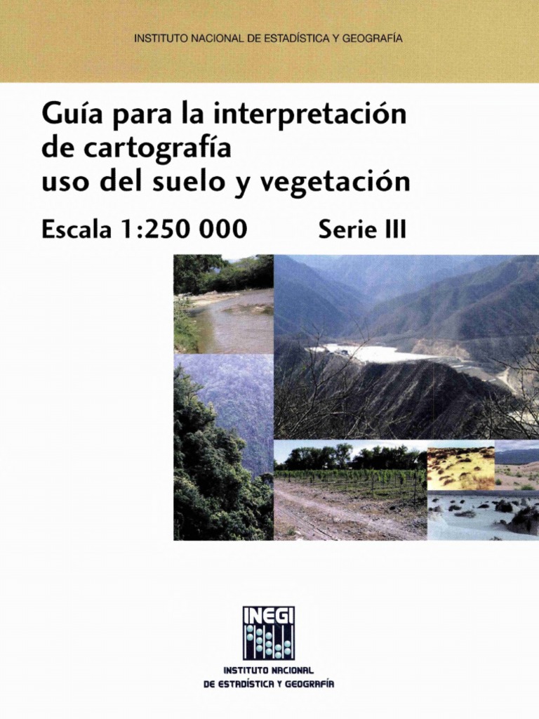 Guía para La Interpretación de Cartografía - Uso de Suelo y Vegetación Serie III - INEGI | PDF ...
