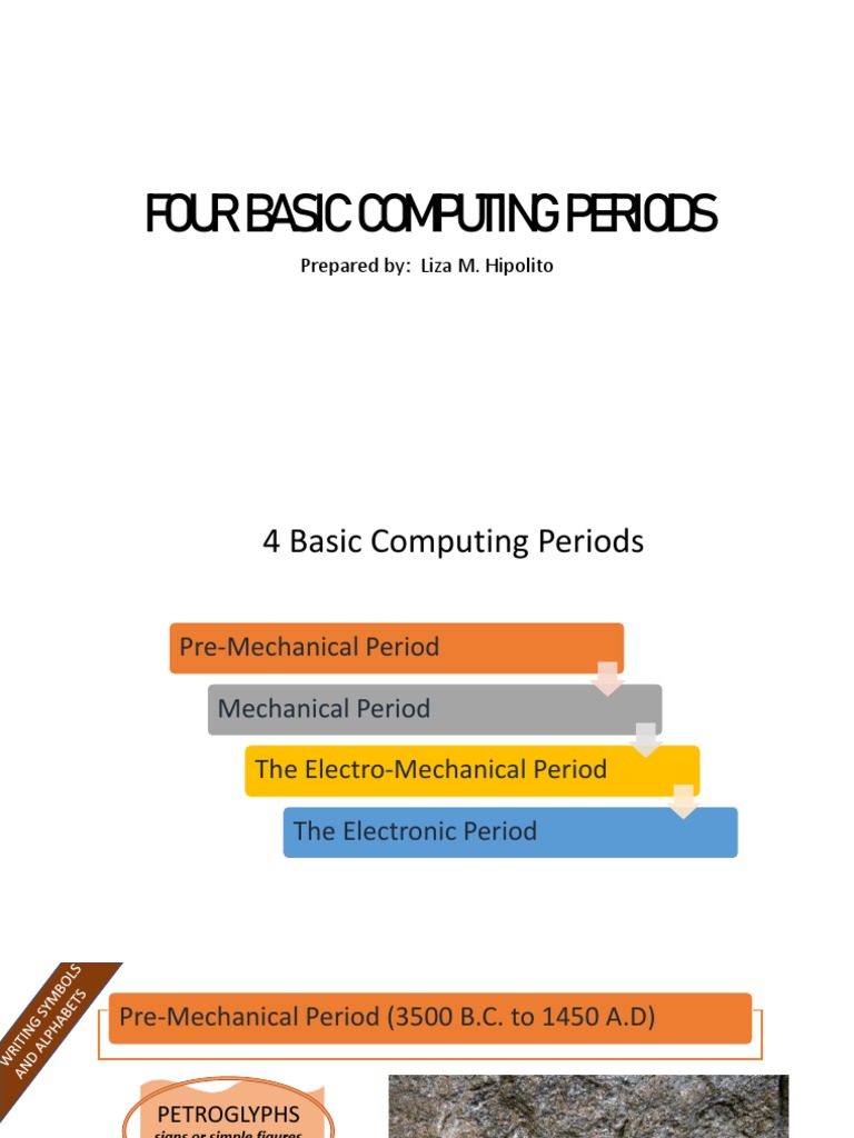 Four Basic Periods of Computing History | PDF | Computer Engineering ...