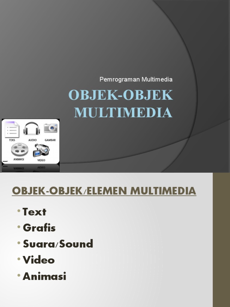 MATERI 3 - Pemrograman Multimedia | PDF