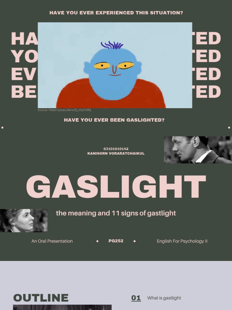 Presentation Slit About Gaslight | PDF | Psychology | Psychological ...