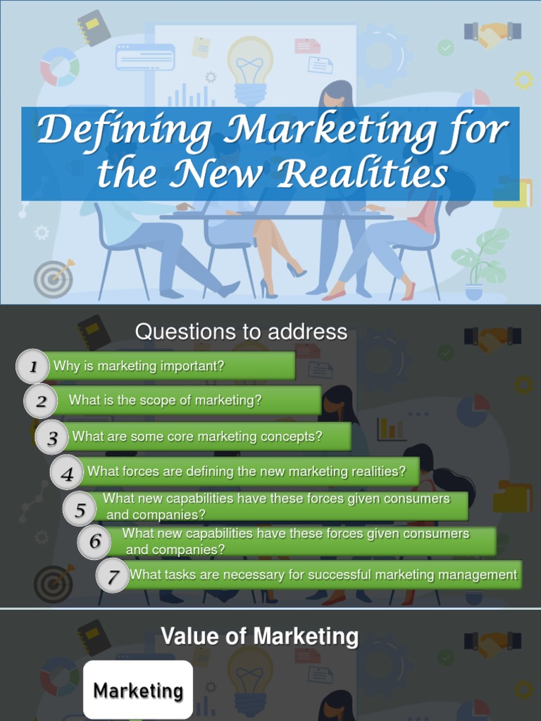Topic 1 Defining Marketing For The New Realities | PDF | Marketing ... Topic 1 Defining Marketing For The New Realities | PDF | Marketing ...