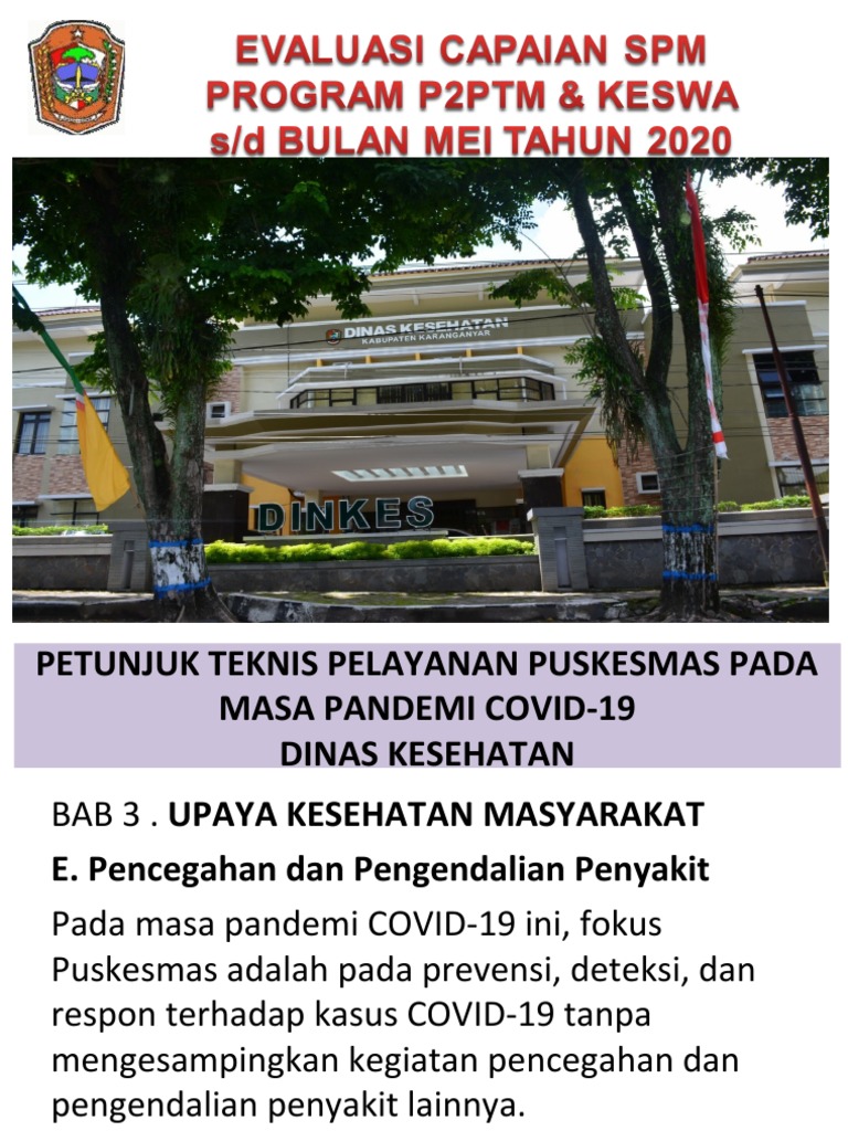 Evaluasi P2PTM 2020 | PDF