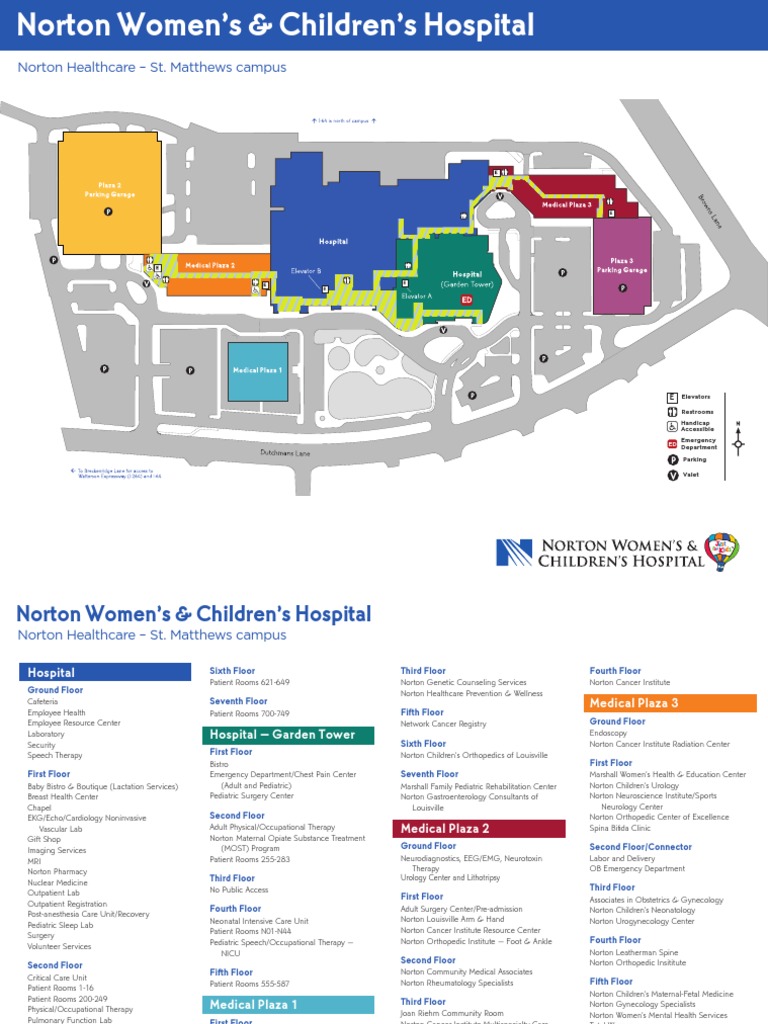 NWCH Campus Map 1 | PDF | Health Care | Physical Therapy
