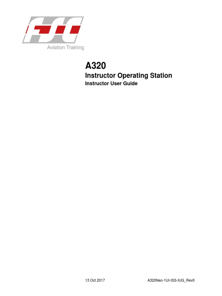 A320 Instructor User Guide | PDF | Safety | Simulation