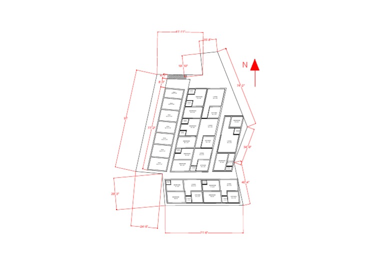 First Floor Tiruppur Rough Plan | PDF