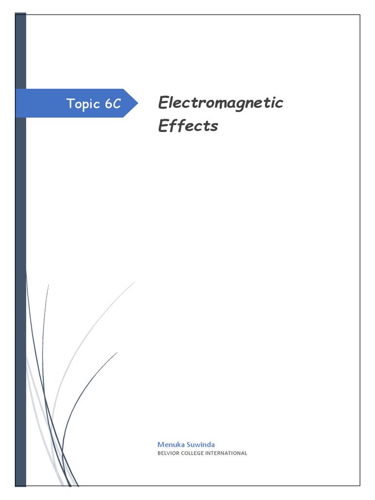 Electromagnetic Effects | PDF | Electromagnetic Induction | Transformer