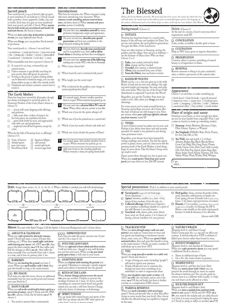 Playbook - The Blessed | PDF | Amulet