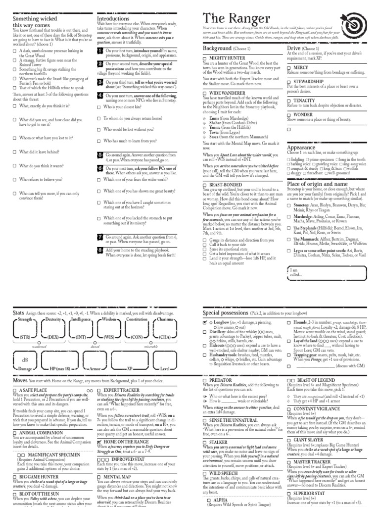 Playbook - The Ranger | PDF