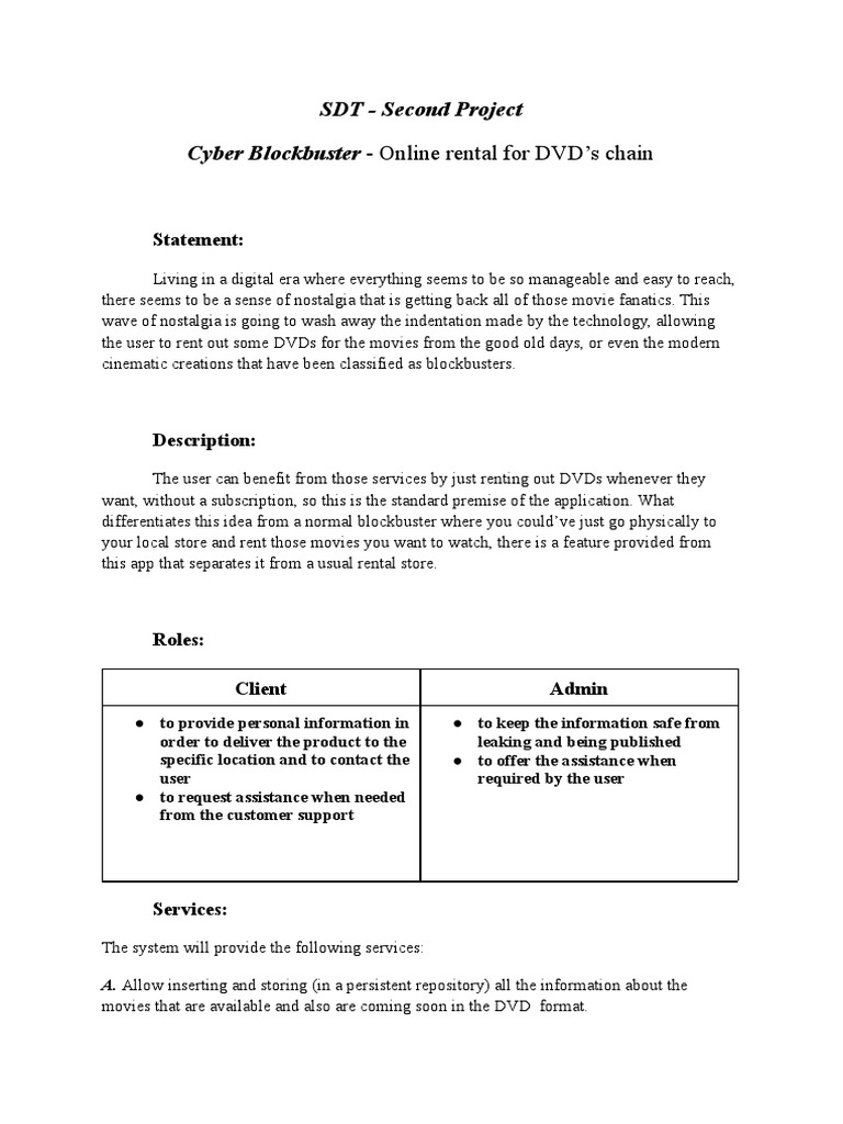 Software Engineering Project Example | PDF