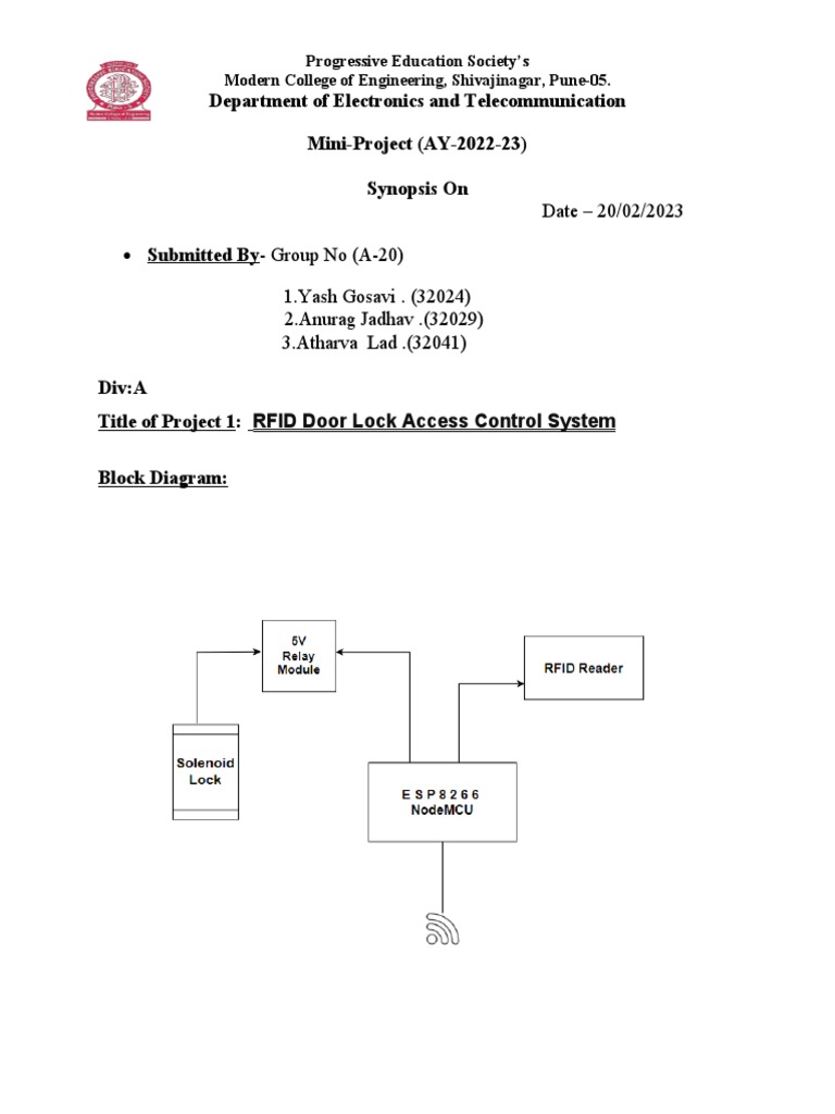 Project Synopsis | PDF | Telecommunications | Information And Communications Technology
