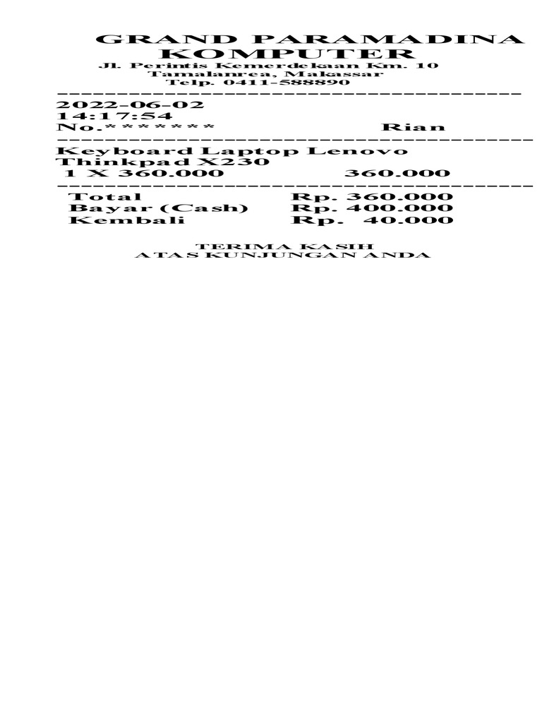 Grand Paramadina Computer Oca | PDF