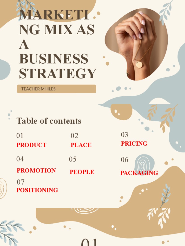 Entrep Q1 L8 Marketing-Mix | PDF | Marketing | Market Segmentation