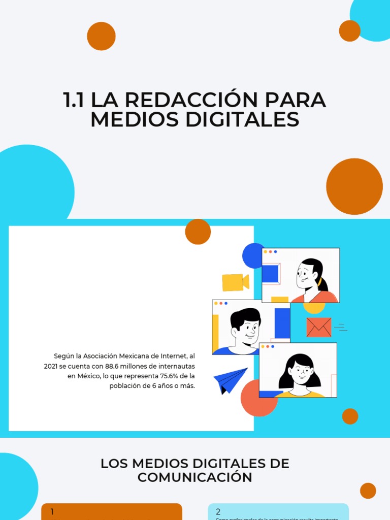 1.1 La Redacción para Medios Digitales | PDF | Internet | México