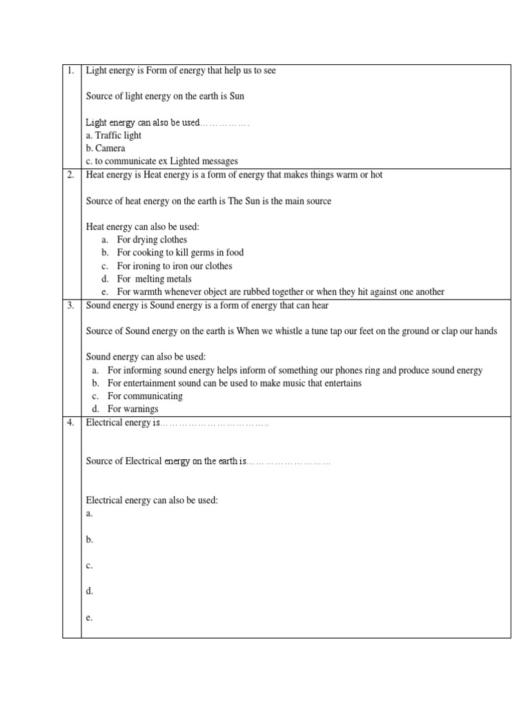 Forms and Uses of Energy P4 | PDF | Potential Energy | Metrology
