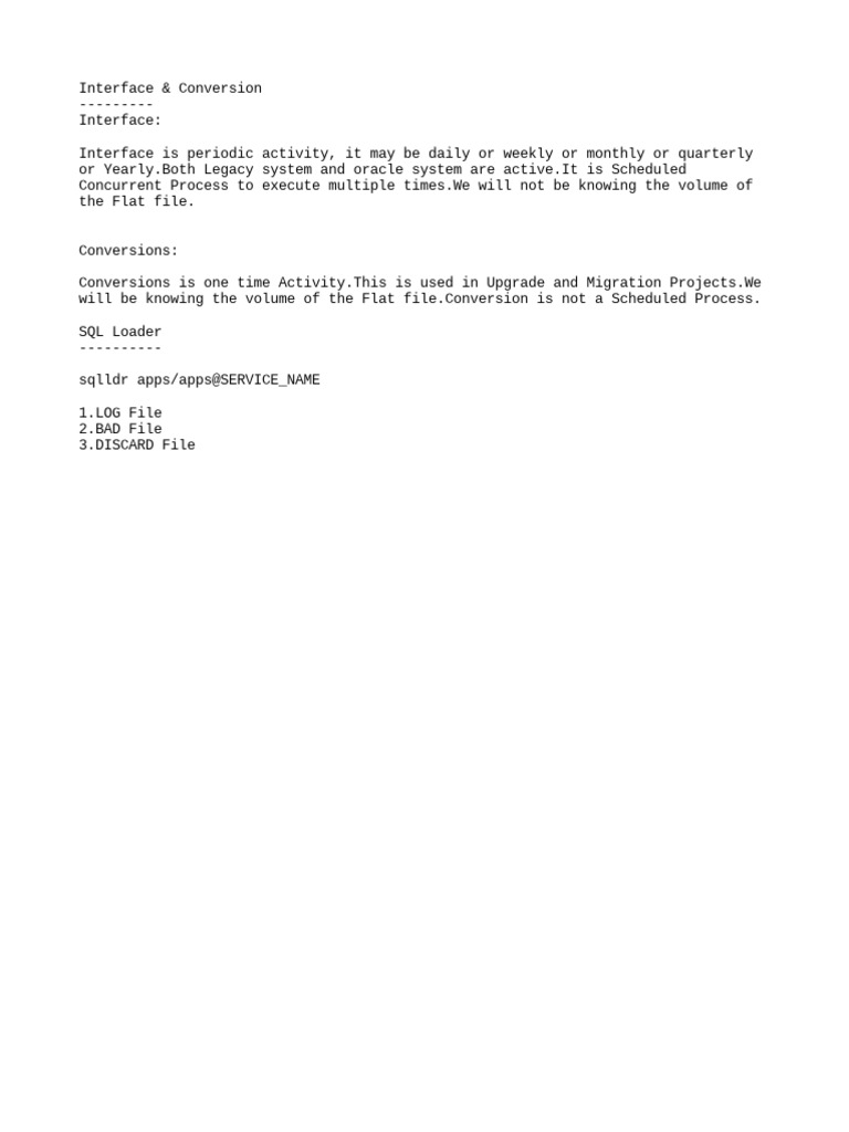 Interface & Conversion | PDF