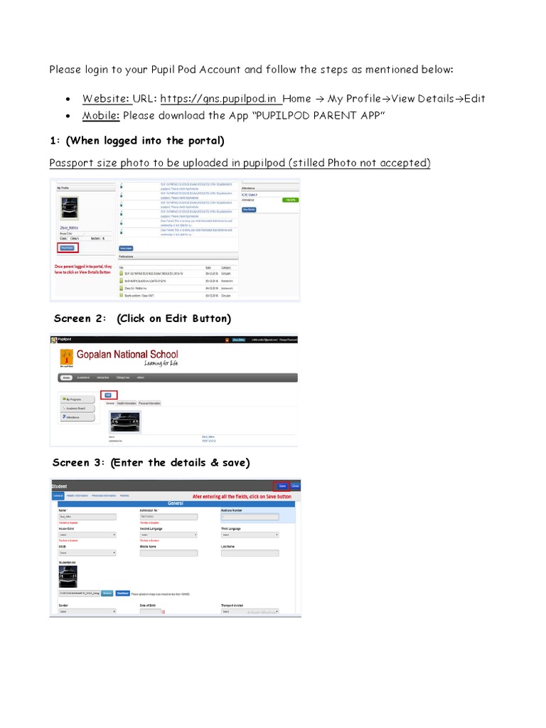 Steps Pupilpod | PDF