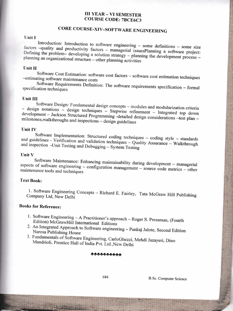 7BCE6C3 SoftwareEngineering | PDF | Software Development Process | Information Management