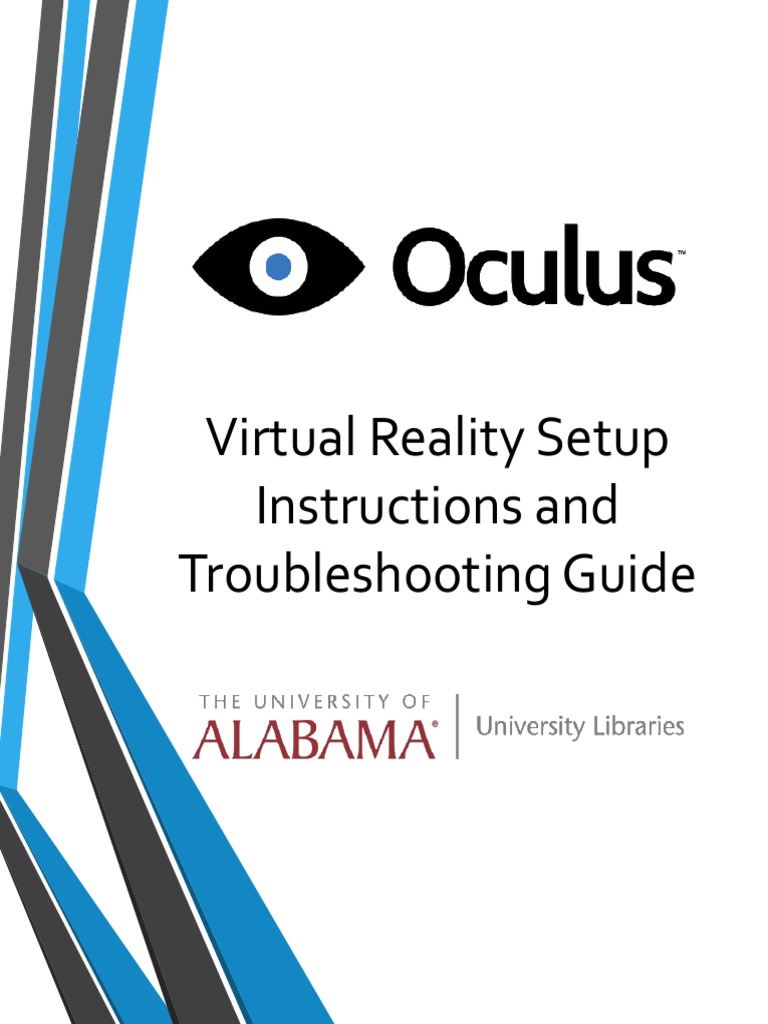 Oculus Rift Setup and Troubleshooting Guide | PDF | Virtual Reality ...