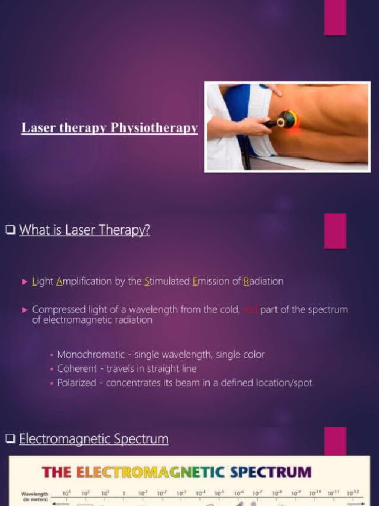 Laser Therapy Physiotherapy 2 | PDF