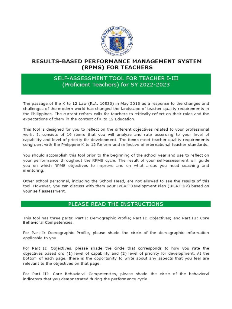 Sat 2022-2023 For Ti-Iii | PDF | Learning | Goal
