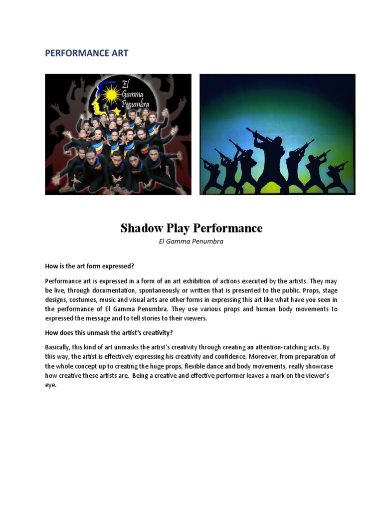 Exploring Poetry as Performance Art | PDF | Poetry | Creativity