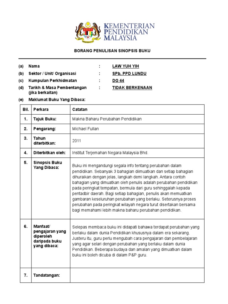 Makna Baharu Perubahan Pendidikan | PDF