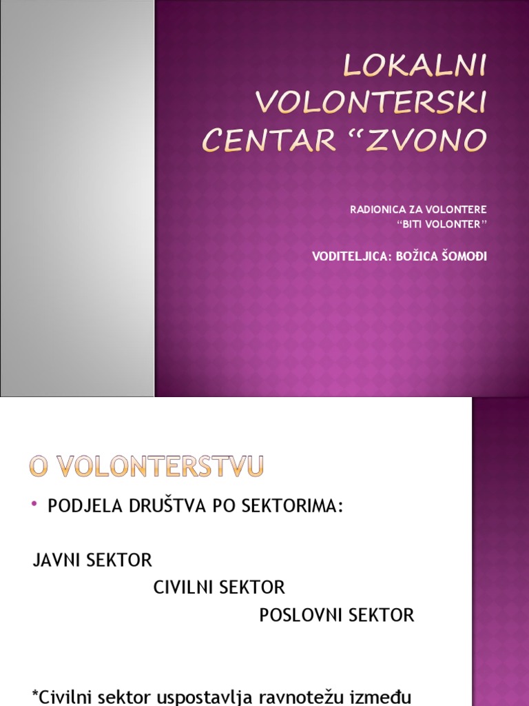 Vdocuments - MX - Edukacija Biti Volonter | PDF