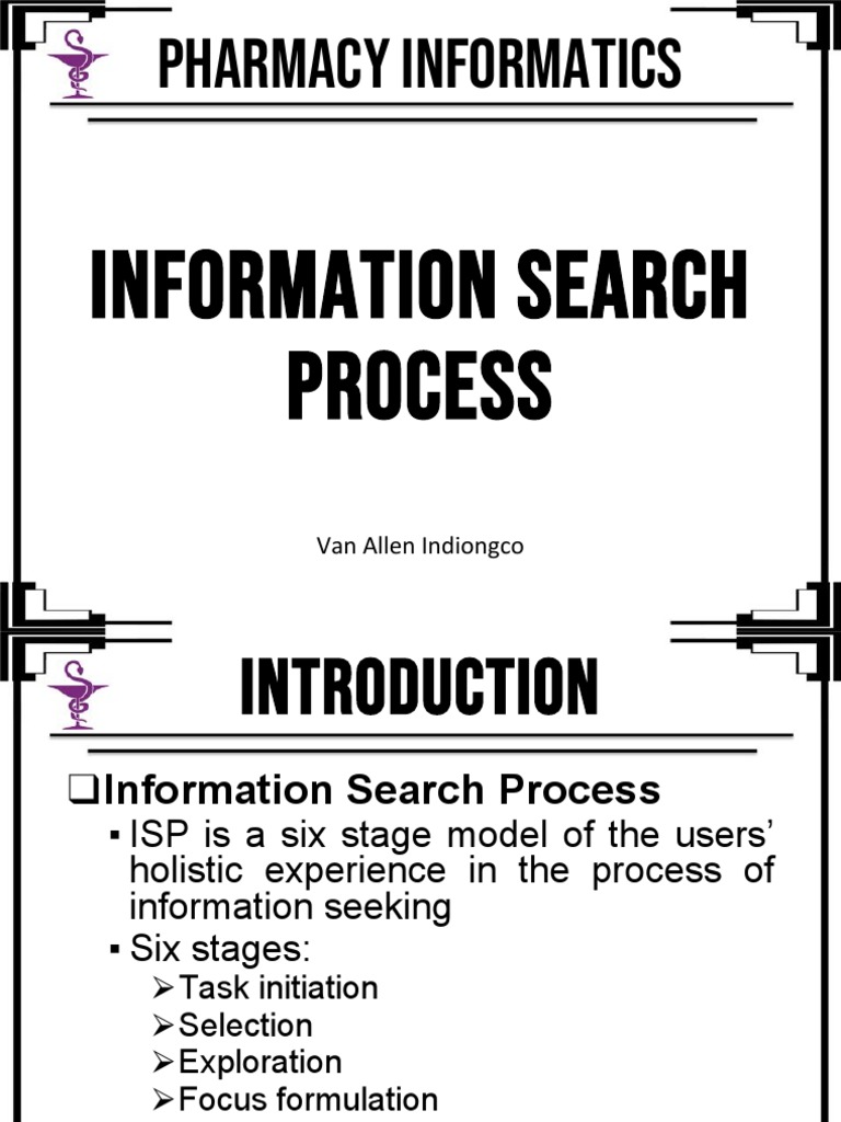 (MIDTERM) #1 - Information Search Process | PDF | Information | Thought