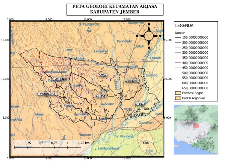Peta Geologi Arjasa | PDF