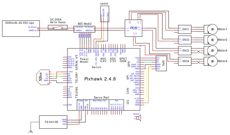 PixHawk 2.4.8 Quadcopter - 2022 02 21 | PDF | Data Transmission ...
