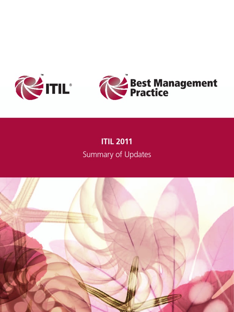 ITIL 2011 Summary of Updates | PDF | Itil | Strategic Management