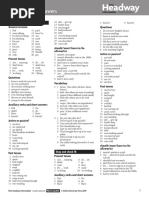 Headway Pre-Intermediate - Workbook Answers Key 5th Edition - 2019 | PDF