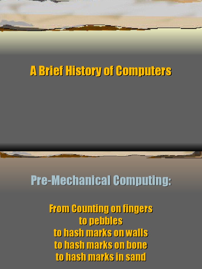 Evolution of Computers | PDF | Equipment | Computer Engineering