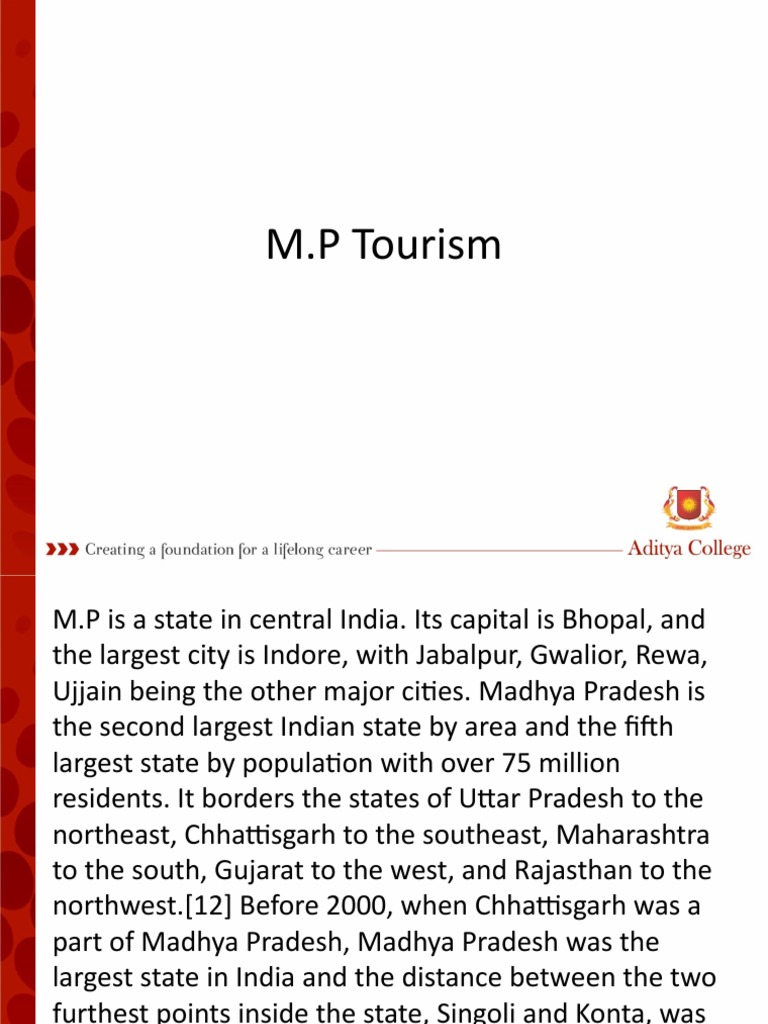UNIT-1 M.P Tourism | PDF | Earth Sciences | Geography